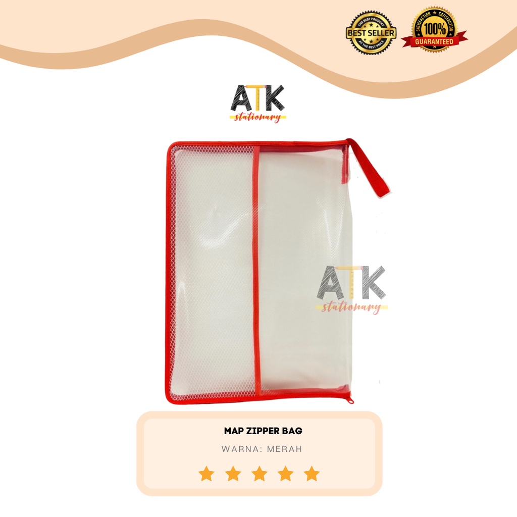 Jual Map Jala Plastik Resleting Zipper Bag Murah Kualitas Premium X One