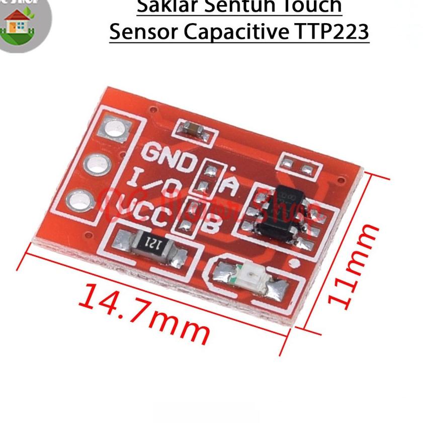 Jual Buruan Beli VFK77 Saklar Sentuh Touch Sensor Capacitive TTP223 ...