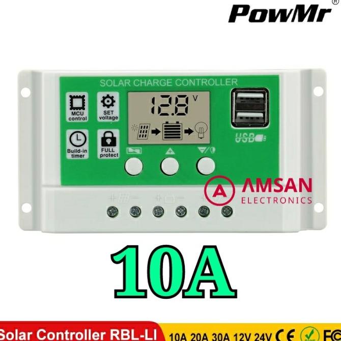 Jual SCC PWM Lithium Dan Lead Acid Hijau Ijo Solar Charger 10A 20A 30A ...