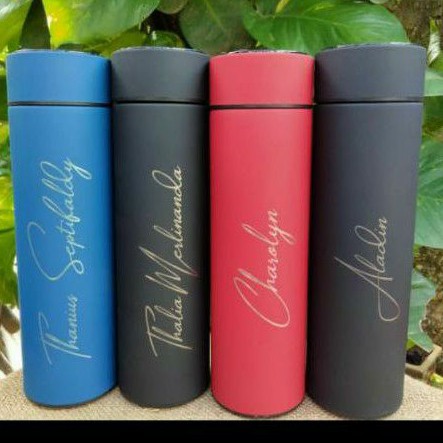 Jual TUMBLER LED CUSTOM CETAK GRAFIR / LASER 500ml | Shopee Indonesia