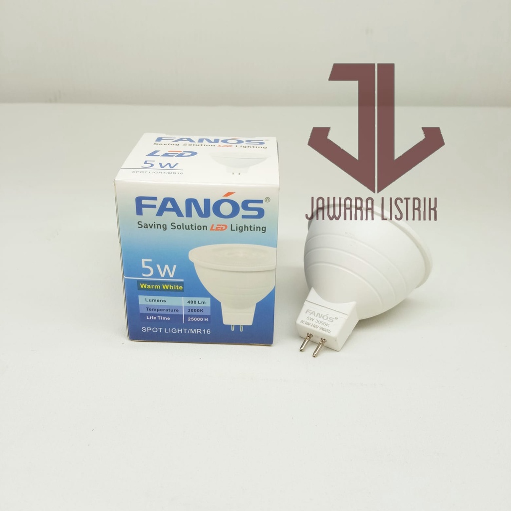 Jual FANOS SPOTLIGHT LED MR16 5 WATT | Shopee Indonesia