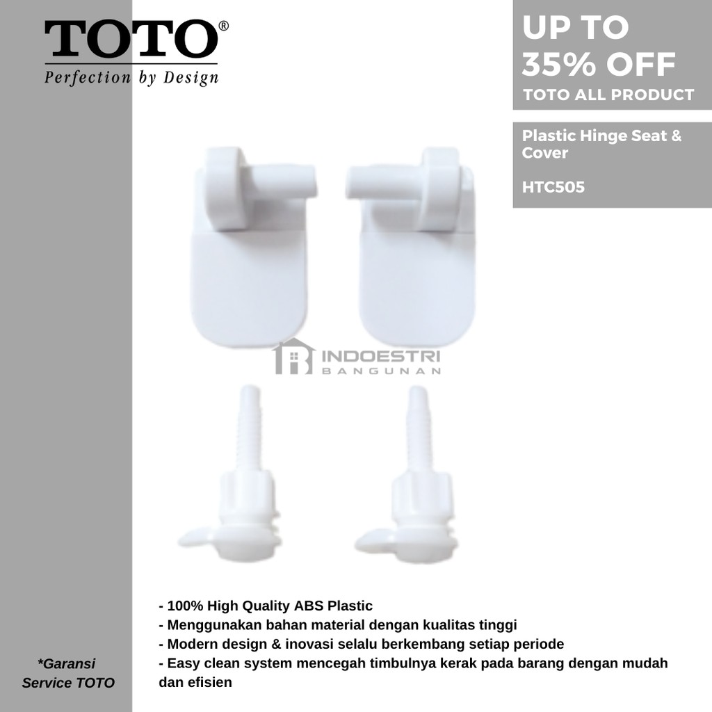 Jual Engsel Tutup Closet TOTO TC505 / TOTO H TC505 (Original) | Shopee ...
