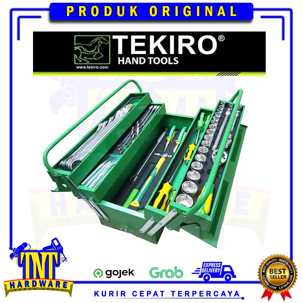 Jual TEKIRO TOOL BOX SET 66 PCS/MEKANIK TOOLS /ALAT PERKAKAS /TOOL SET | Shopee Indonesia