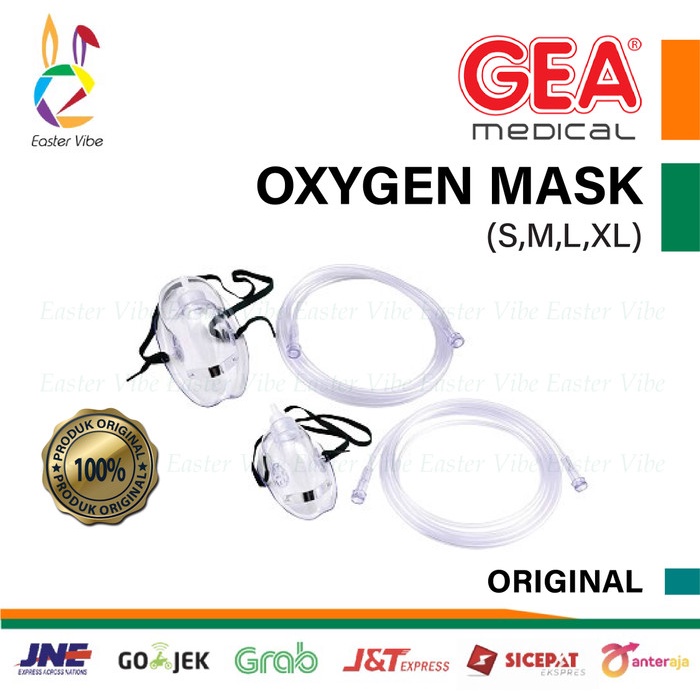 Jual GEA MASKER OKSIGEN DEWASA ANAK OXYGEN MASK | Shopee Indonesia