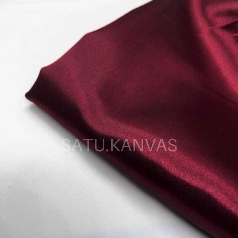 Jual Kain SATEN SILK / kain SATIN SILK POLOS | Shopee Indonesia