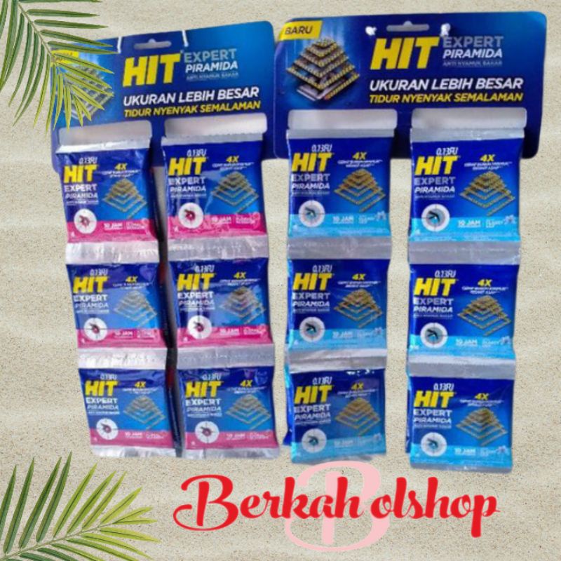 Jual HIT EXPERT PIRAMIDA BESAR ISI 4 /OBAT NYAMUK BAKAR( RENCENG 6-12 ...