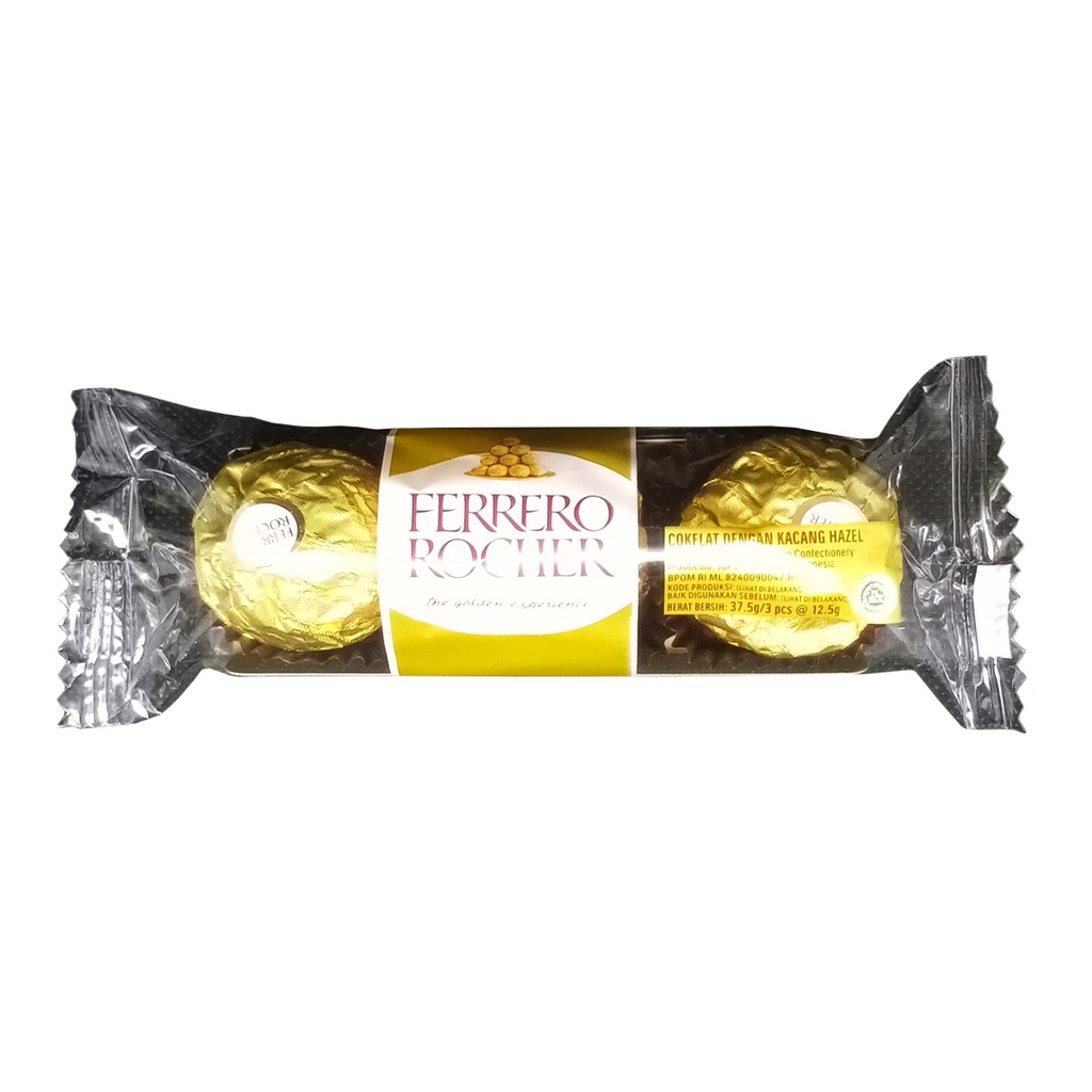 Jual Ferrero Rocher 37.5g/3pcs | Shopee Indonesia