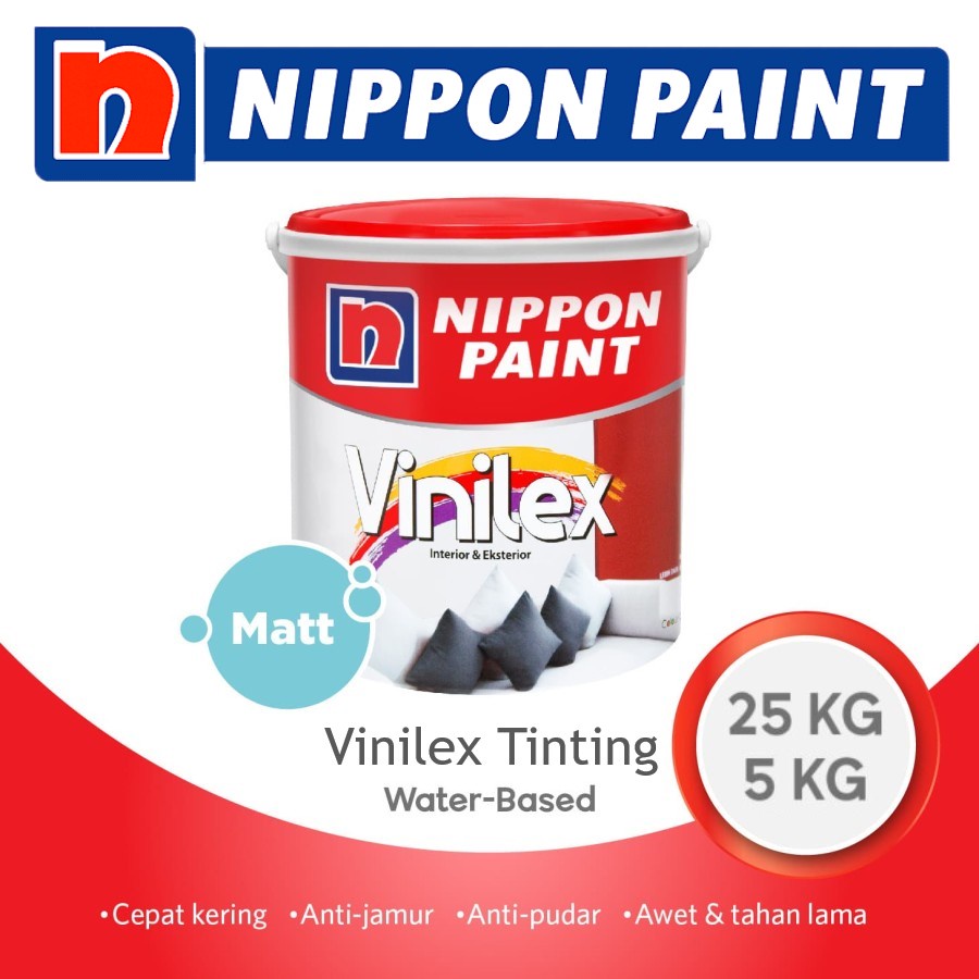 Jual Vinilex Tinting Cat Tembok Luar Dalam Nippon Paint Pilihan Warna ...