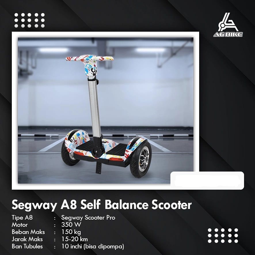 Jual Segway A8 Self Balance Scooter 10 inch segway 10'' Scooter ...