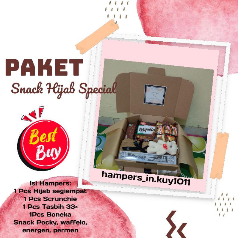 Jual SNACK BOX HAMPERS MAKANAN MURAH TEMA BIRU MERAH UNTUK KADO SEMPRO ...