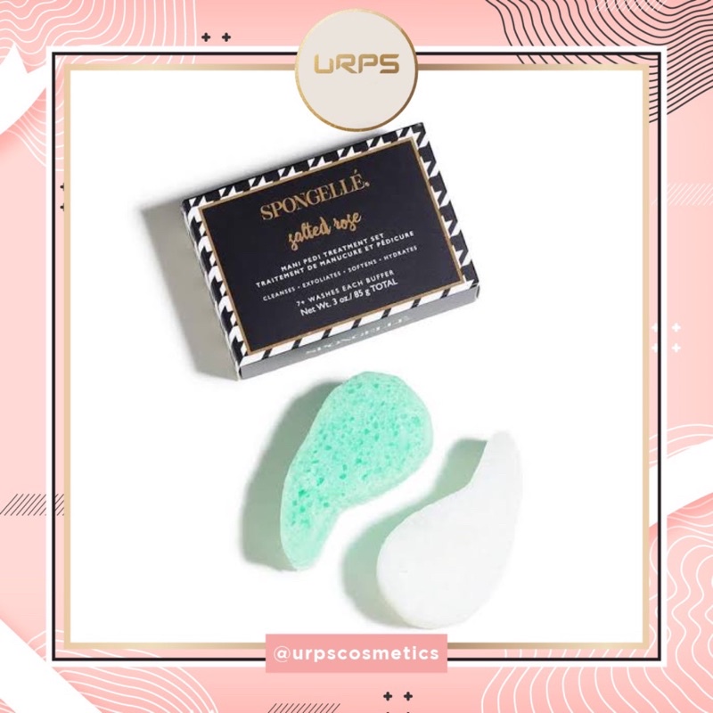 Jual SPONGELLE | Salted Rose Mani Pedi Treatment Set | Shopee Indonesia