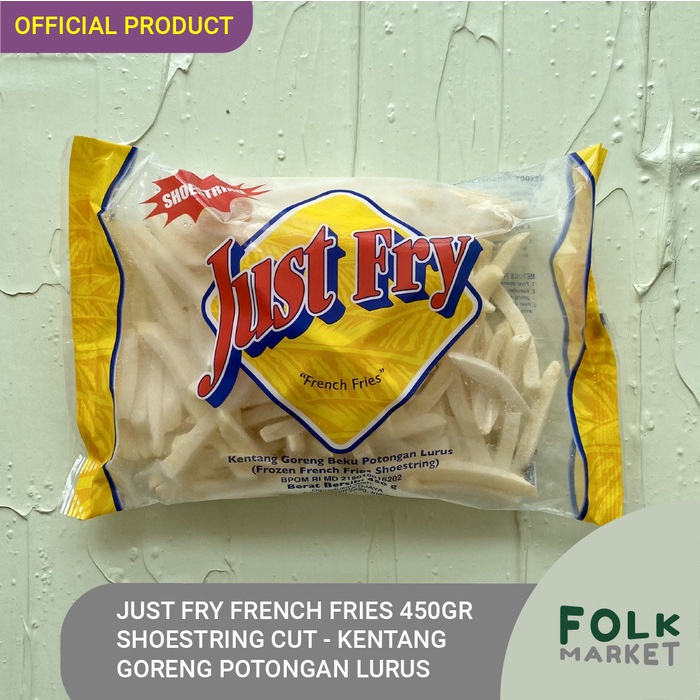 Jual JUST FRY French Fries - Kentang Goreng Shoestring / Crinkle ...