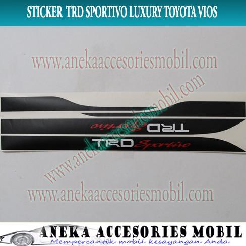 Jual Sticker Tulisan TRD Sportivo Luxury Toyota Vios | Shopee Indonesia