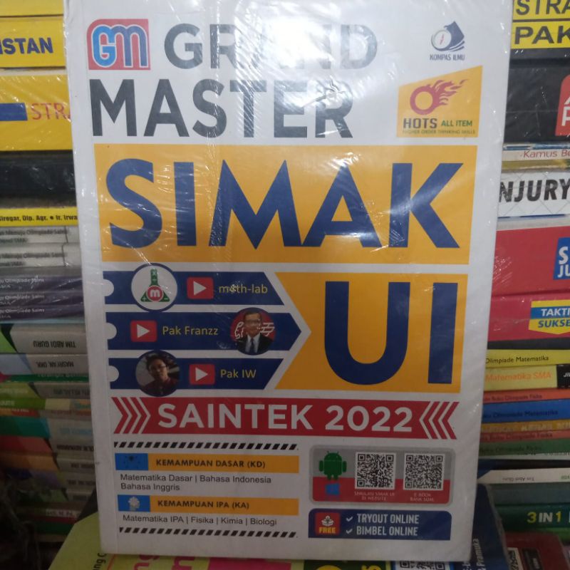 Jual GRAND MASTER SIMAK UI SAINTEK 2022 | Shopee Indonesia