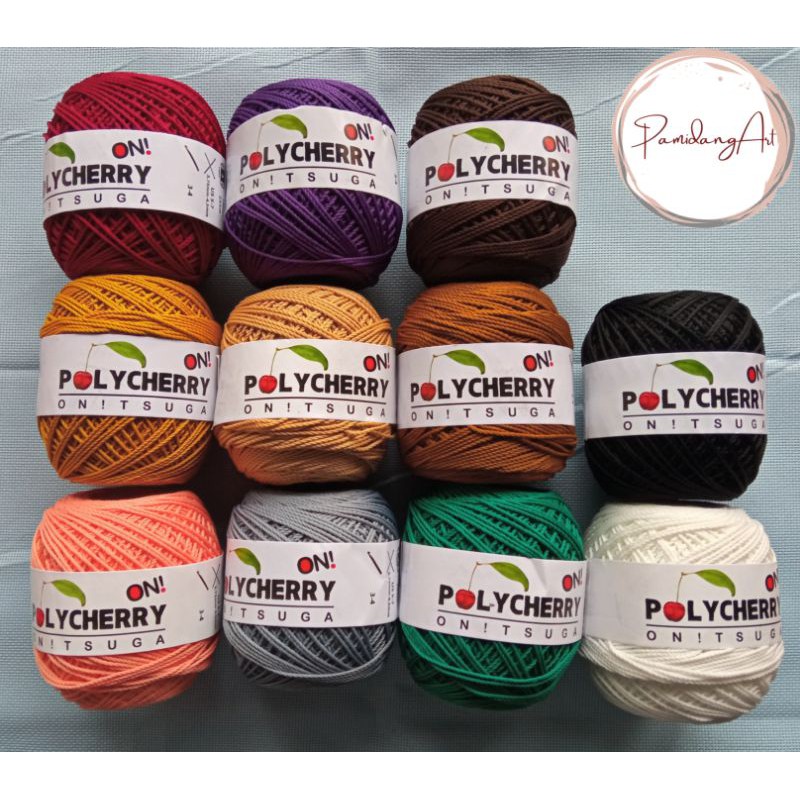 Jual Benang Rajut Poliester Polycherry Onitsuga | Shopee Indonesia