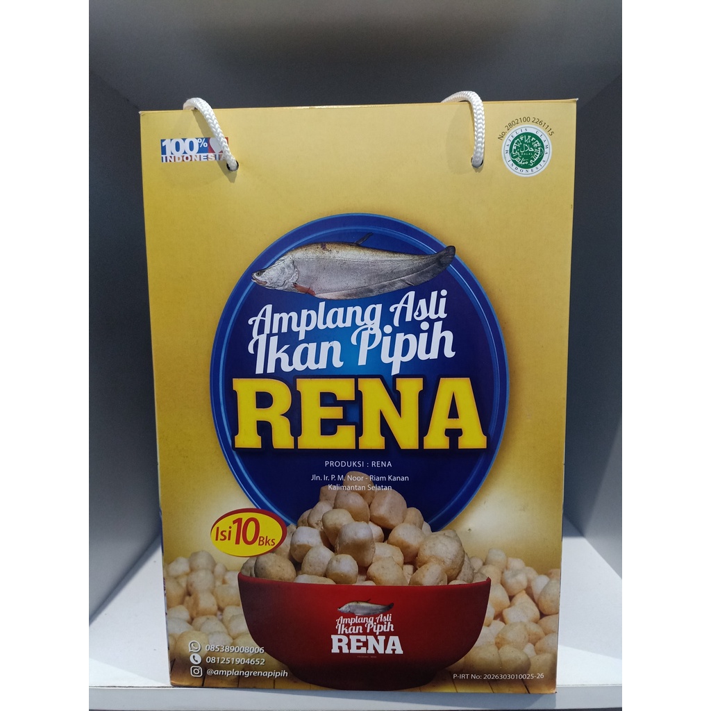 Jual Amplang Ikan Pipih Rena Box Isi 10pcs | Oleh Oleh Kalsel | Makanan ...