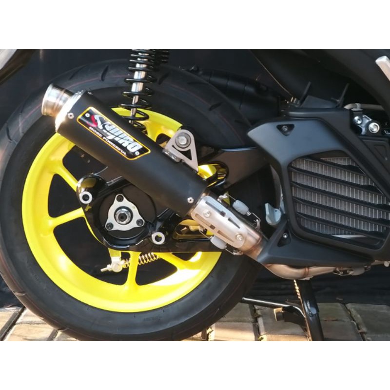 Jual Knalpot Shijiro Tipe M3 Model M4 Black series Aerox N max Vario ...