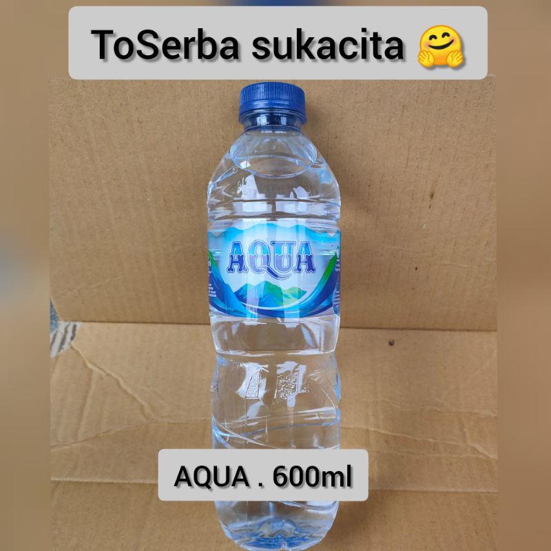 Jual AQUA botol isi 600 ml | Shopee Indonesia