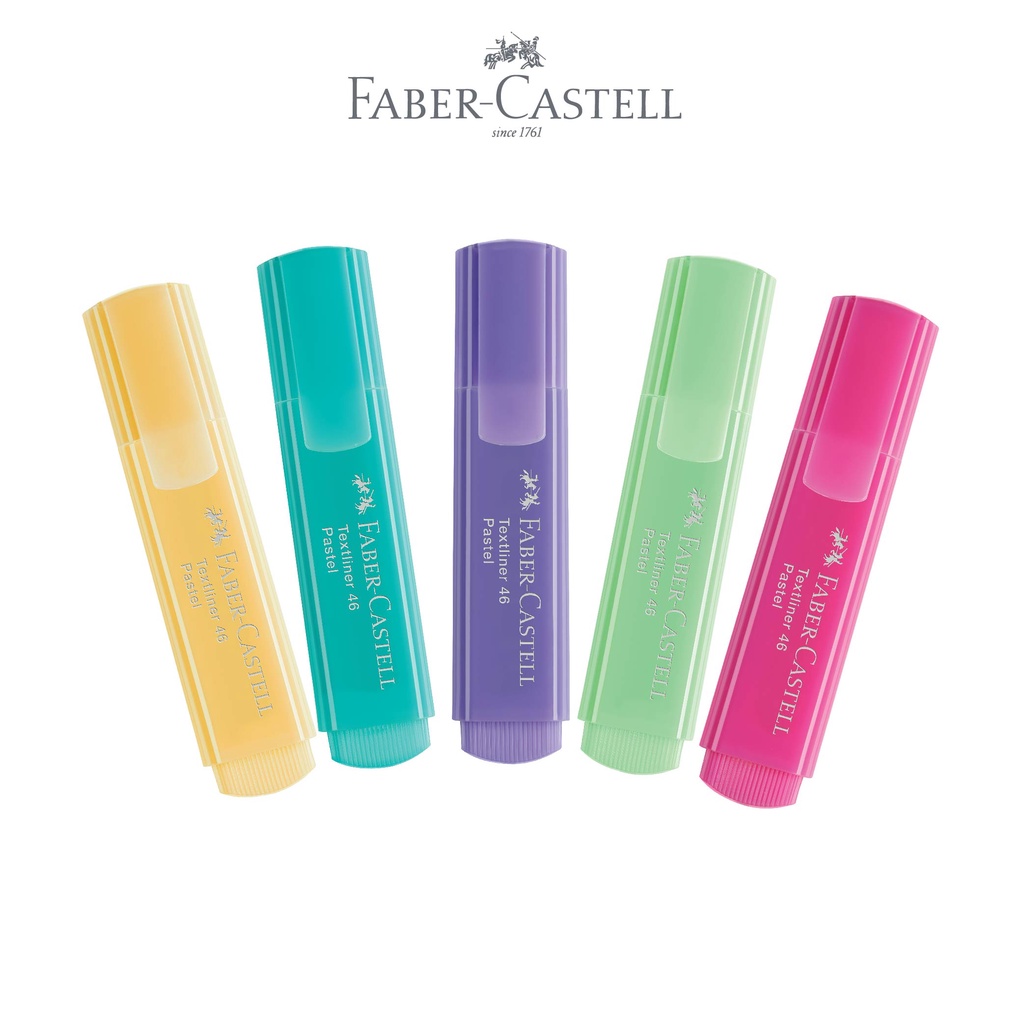 Jual Faber-Castell Textliner Highlighter Pastel Series 46 | Shopee ...