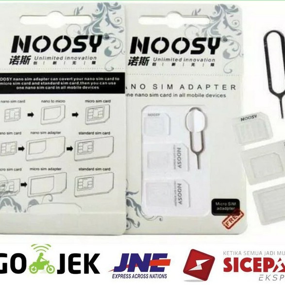 Jual SIM CARD ADAPTER NOOSY SIM CARD ADAPTER 3 IN 1 ORIGINAL MICRO ...