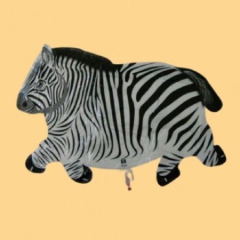 Jual ECERAN ZEBRA HITAM 1paket=10pc (BALON GAS/FOIL/TERBANG/KARAKTER ...