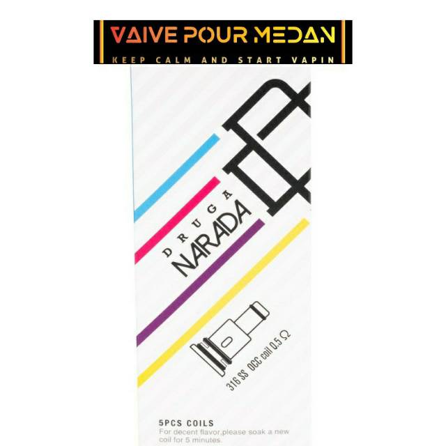Jual DRUGA NARADA POD KIT AUTHENTIC MOD/ OCC COIL/ CATRIDGE/ RBA ...