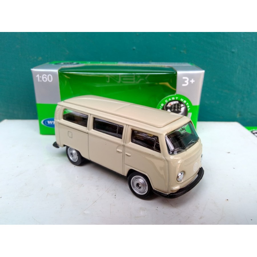 Jual Diecast Volkswagen VW bus T2 1972 miniatur mobil Welly Nex harga ...
