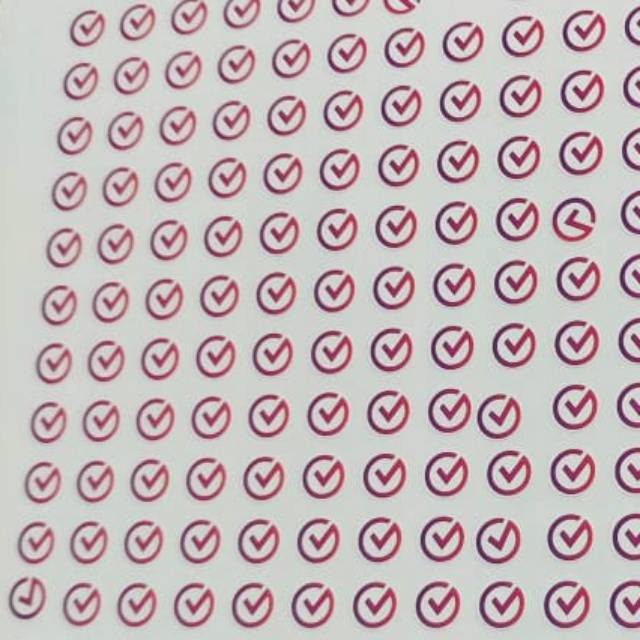 Jual Sticker Segel Garansi bahan Pecah Telur ukuran kecil 0.5x0.5cm ...