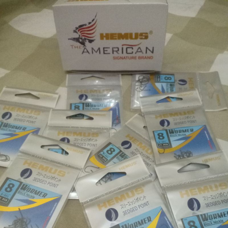 Jual kail pancing hemus wormer super tajam size8 setara dengan no2 ...