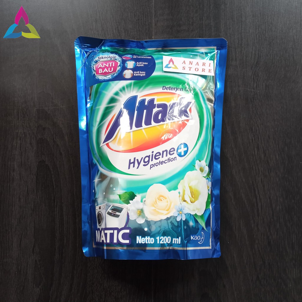 Jual ATTACK Hygiene Protection Detergen Deterjen Detergent Cair Liquid Matic 1200mL 1200 mL ...