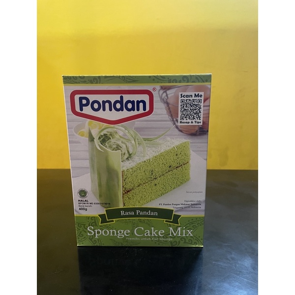 Jual pondan sponge cake pandan 400gr | Shopee Indonesia