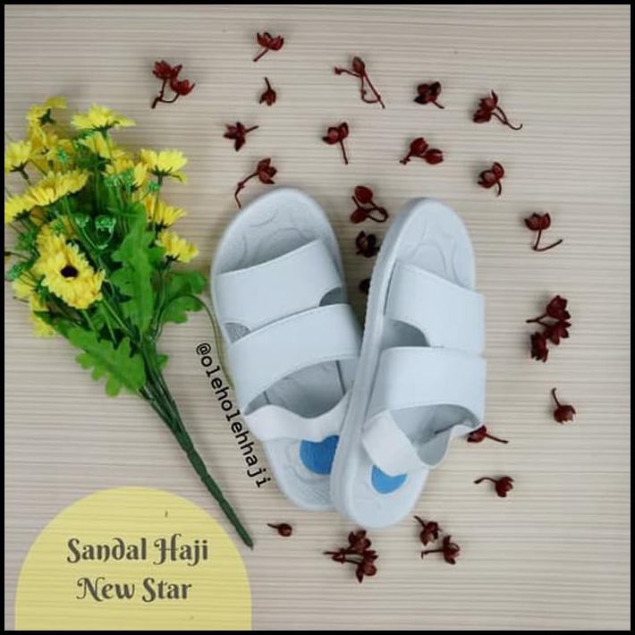 Jual NOTED EKSKLUSIF SANDAL HAJI PRIA NEW STAR/SEPATU SANDAL HAJI UMROH ...