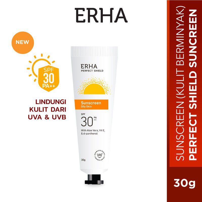 Jual ERHA Perfect Shield Normal to Oily Skin SPF30/PA++ - Sunscreen Kulit Berminyak | Shopee ...