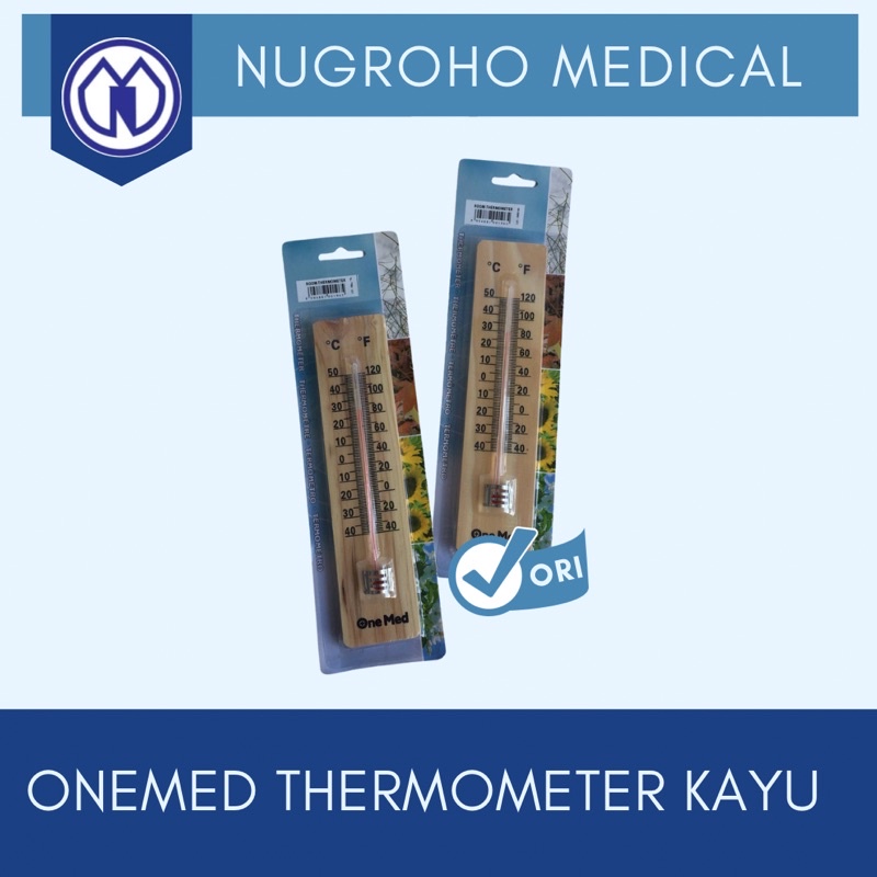 Jual ONEMED THERMOMETER KAYU | Shopee Indonesia