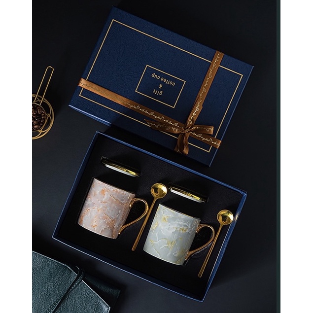 Jual DIOR Marble couple glass / gelas couple / gift set / gelas mewah ...