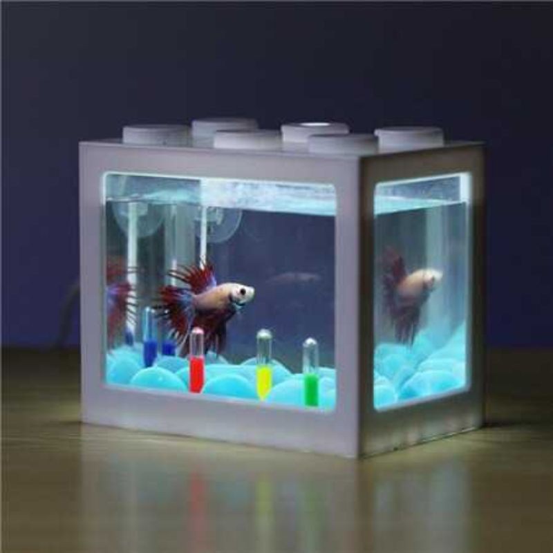 Jual Aquarium Ikan Cupang Aquarium Mini Lego Block Aquarium Bentuk Lego ...