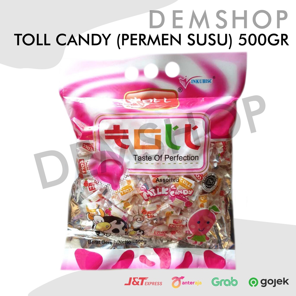 Jual Permen TOLL Permen susu korea kenyal | Milk candy orange taro ...