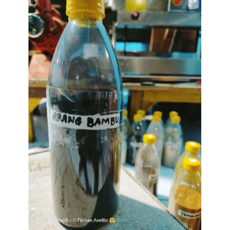 Jual Bubuk Arang Bambu/Activated Bamboo Charcoal 200Gram Kemasan Botol ...