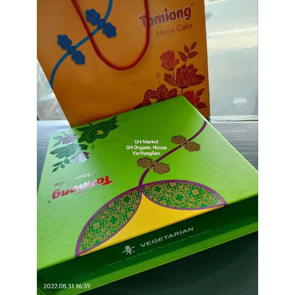 Jual MoonCake Tamiang Durian Vegetarian isi 4 pcs Buatan Terbaru Moon ...