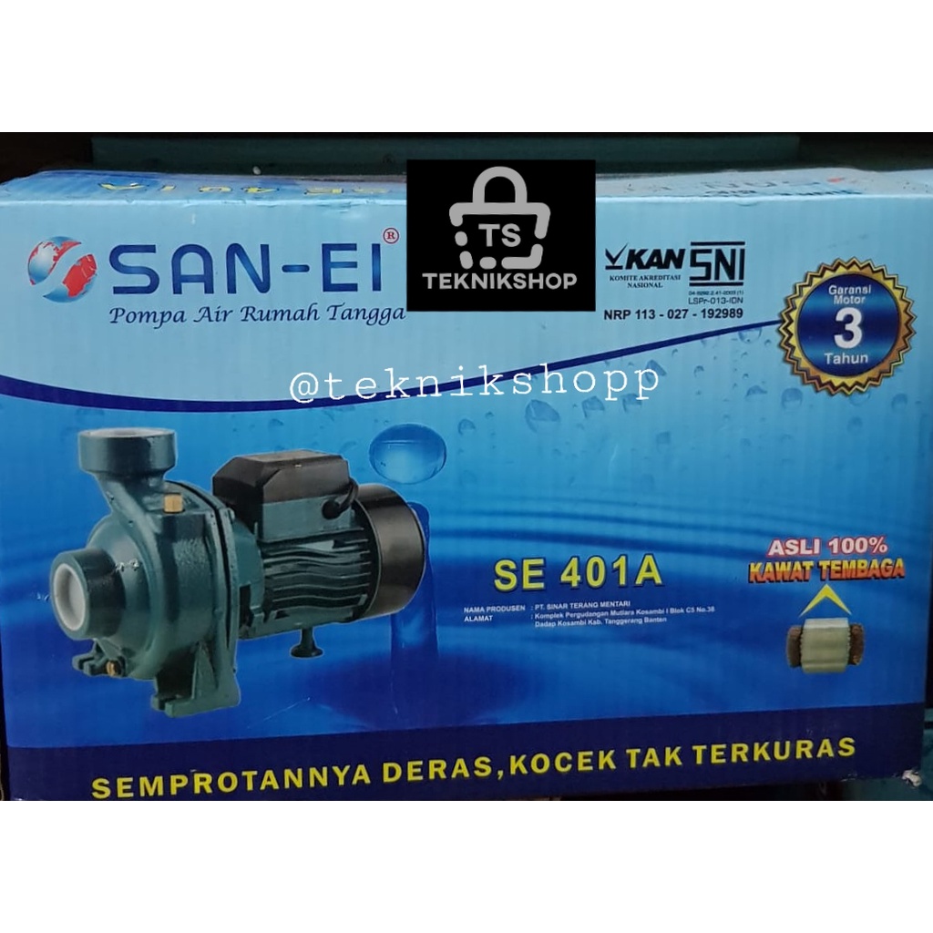 Jual POMPA AIR CENTRIFUGAL / POMPA CELUP SE 401 AUTO / SAN EI 401 AUTO ...