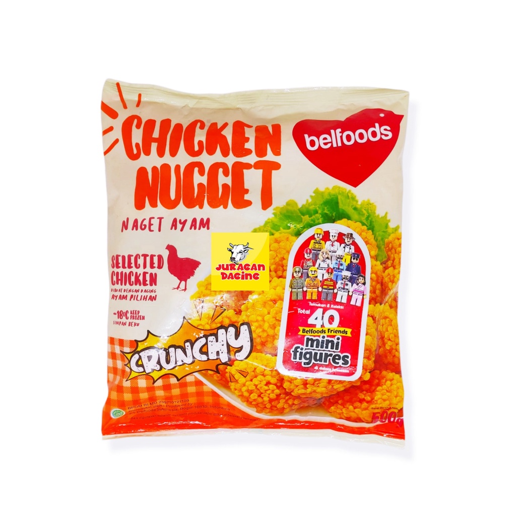 Jual Belfoods Crunchy Chicken Nugget 500gr | Shopee Indonesia