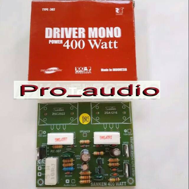 Jual Kit Driver Power Amplifier safari 400 watt Sanken | Shopee Indonesia
