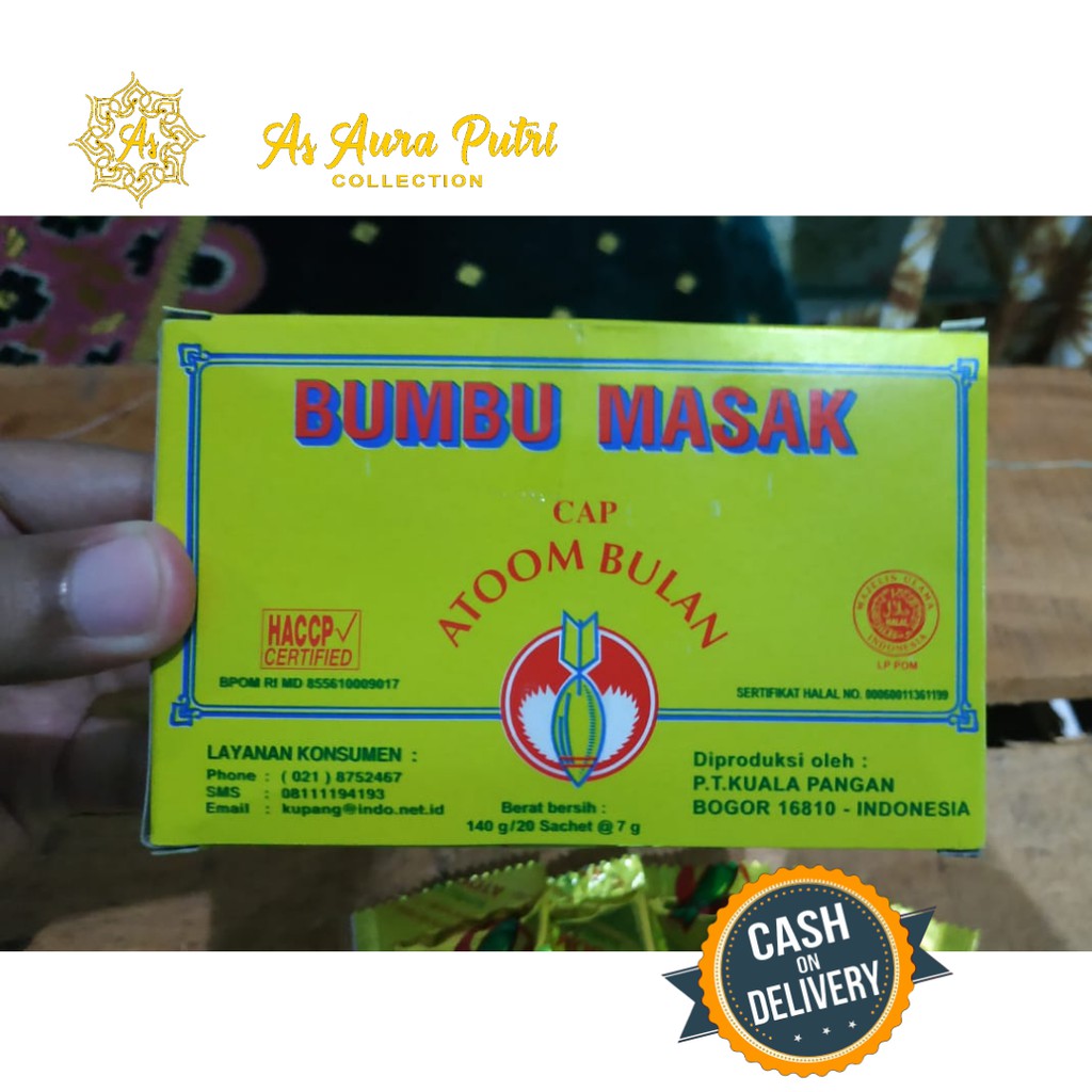 Jual BUBU PENYEDAP RASA MERK ATOM BULAN KEMASAN PAK ( ISI 20 ) | Shopee ...