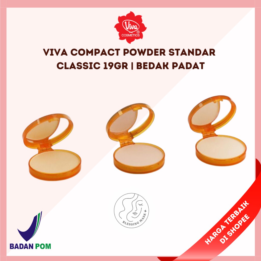 Jual VIVA Compact Powder Standar Classic 19gr | Bedak Padat | Shopee ...
