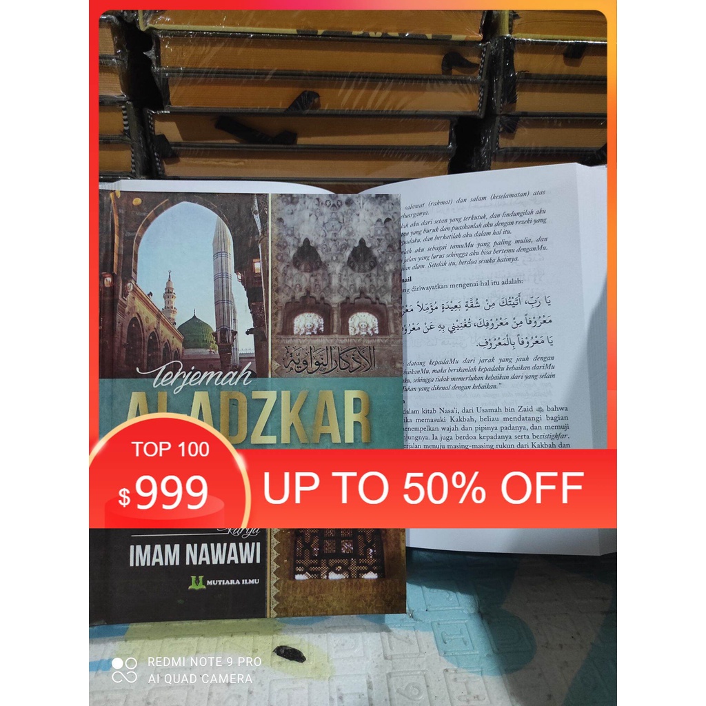 Jual kitab AL ADZKAR terjemah Indonesia kitab al adzkar nawawi intisari ...