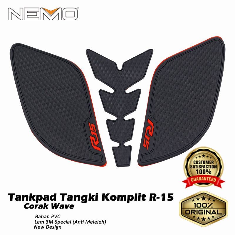 Jual tankpad tangki r15 V3 harga paket samping n tengah | Shopee Indonesia
