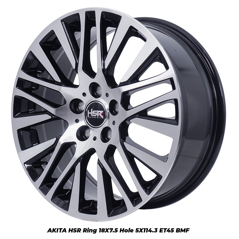 Jual Velg Mobil HSR AKITA Ring 18 Terbaru Pelek Racing Innova Alphard ...