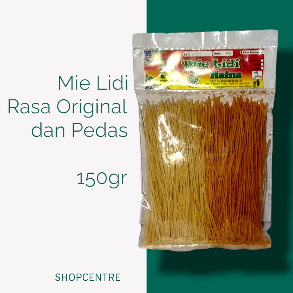 Jual mie lidi 2 rasa pedas dan original 150gr | Shopee Indonesia