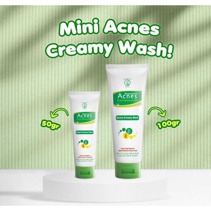 Jual Acnes creamy wash 100 ml | Shopee Indonesia
