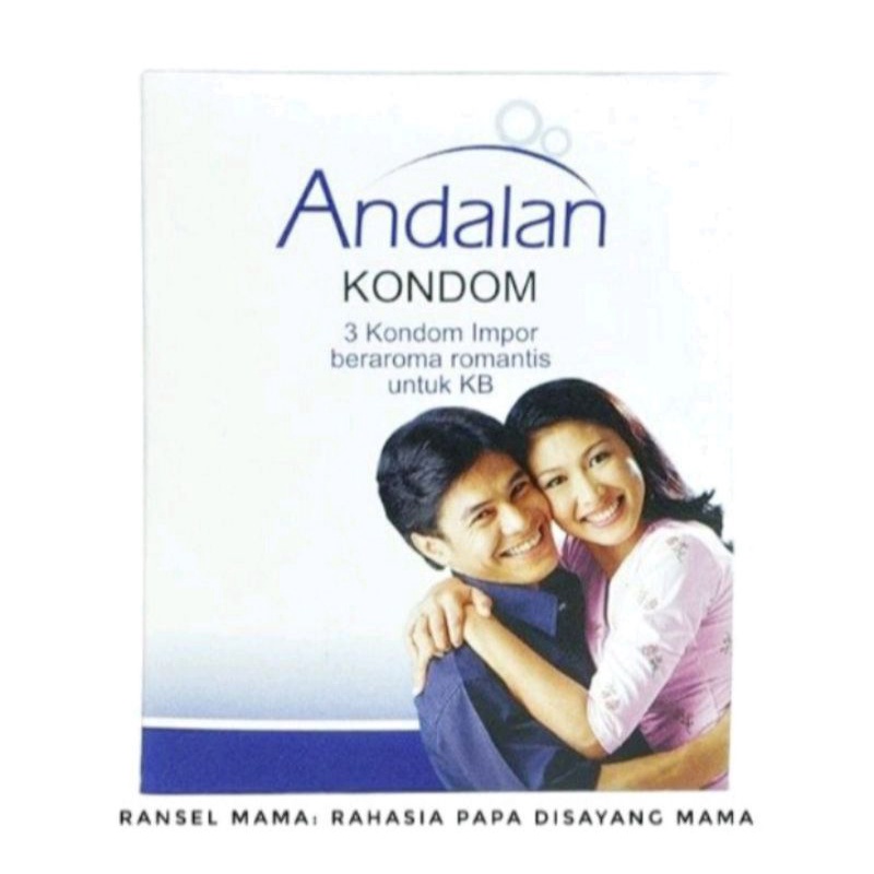 Jual kondom gerigi andalan isi 3 pcs alat kontrasepsi merk andalan ...